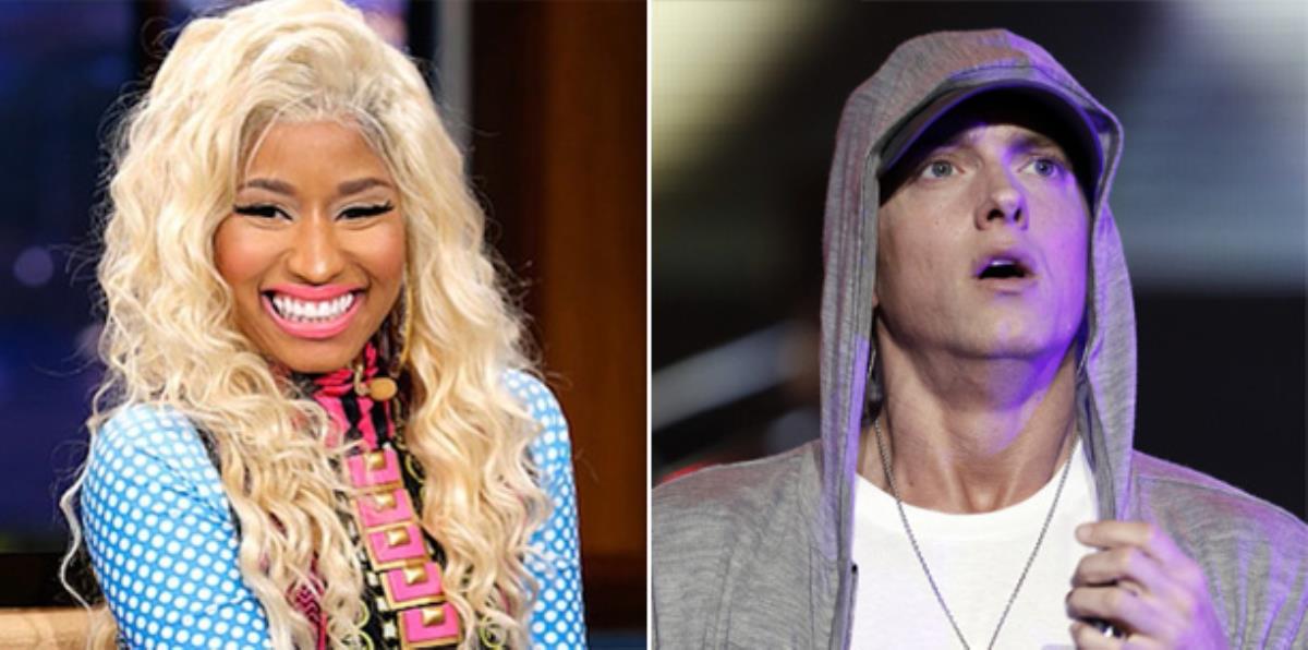 Eminem And Nicki Minaj Kissing